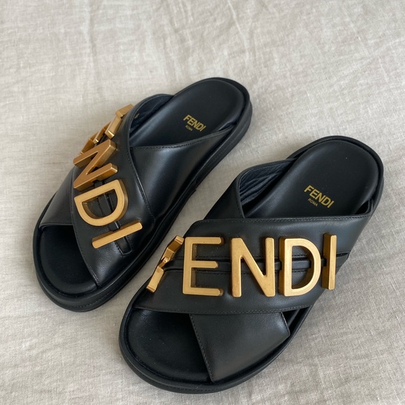 Fendi | Shoes | Fendigraphy Platform Slide Sandal | Poshmark